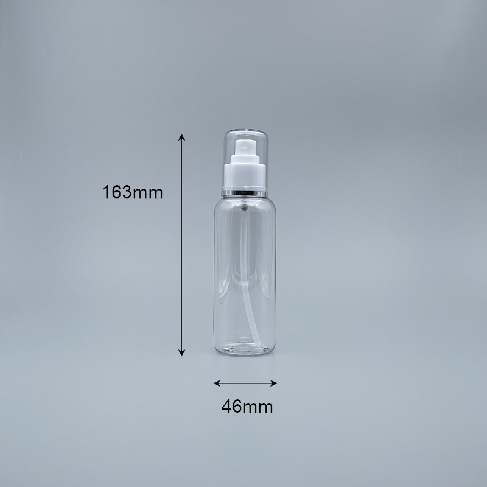 噴瓶 附蓋 PETG 150ml 透明 蓋無滾邊 TR-150
