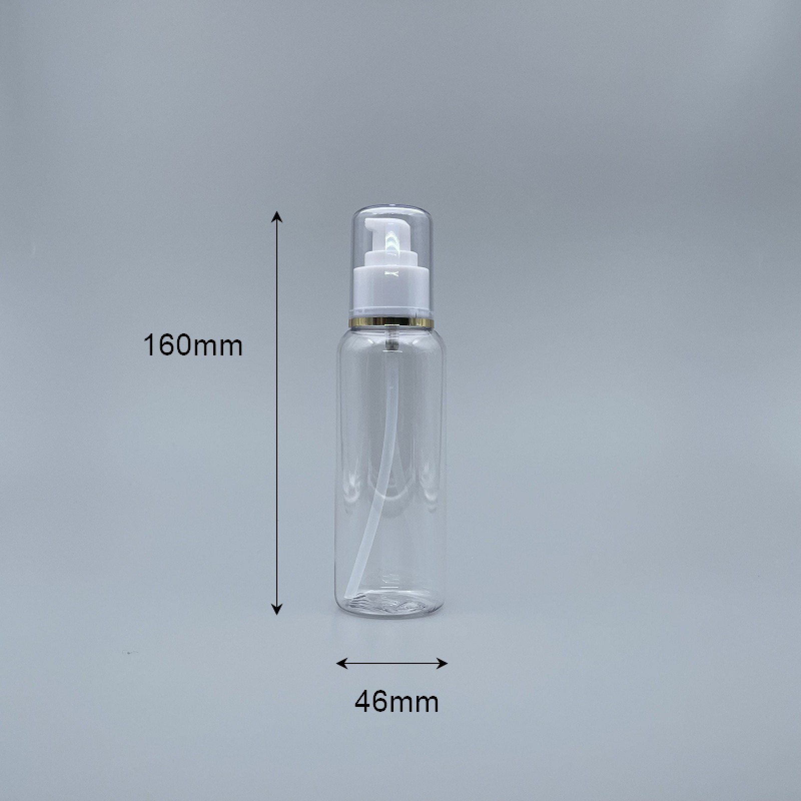 壓瓶 附蓋 PETG 150ml 透明 蓋無滾邊 TR-150