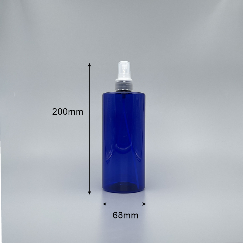 噴瓶 PET 500ml 茶色+24牙本色噴頭